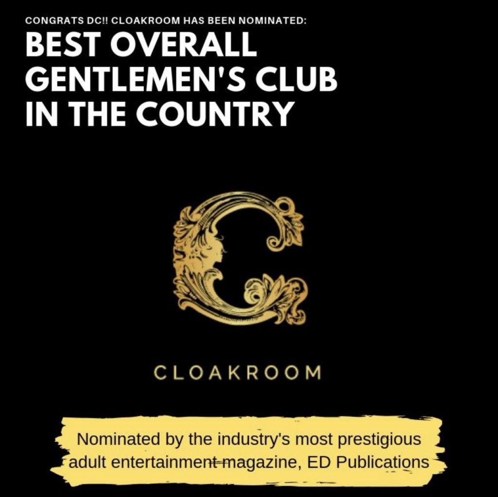 Cloakroom | #1 Rated Adult Entertainment in Washington, DC